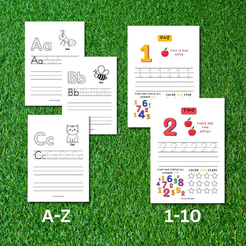 Tracing Workbook for Preschool Alphabet Tracing Worksheets for Kids ...