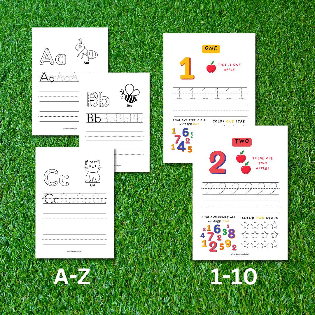 Tracing Workbook for Preschool Alphabet Tracing Worksheets for Kids ...