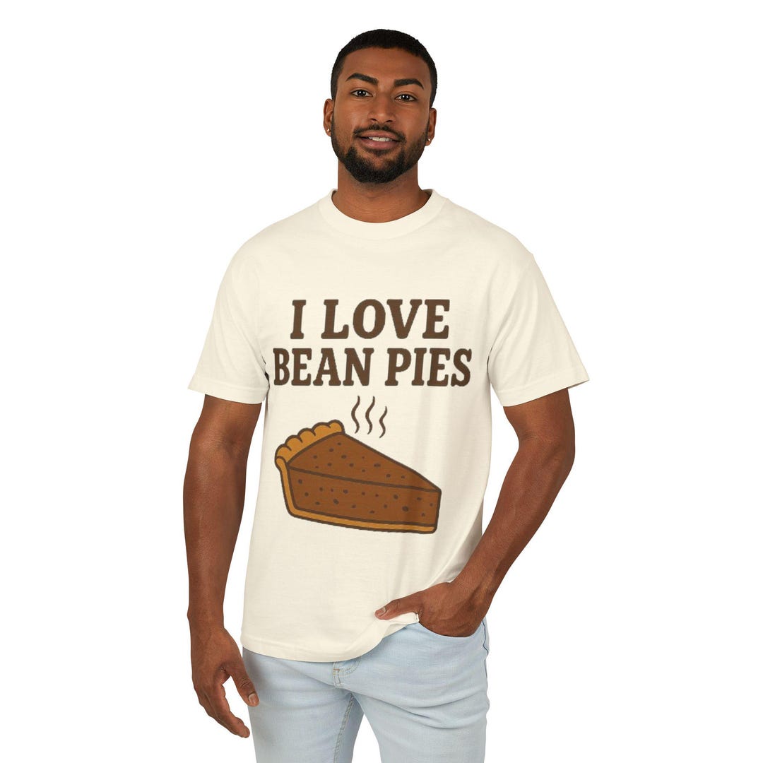 I Love Bean Pies T-shirt | Retro Slice Illustration - Etsy