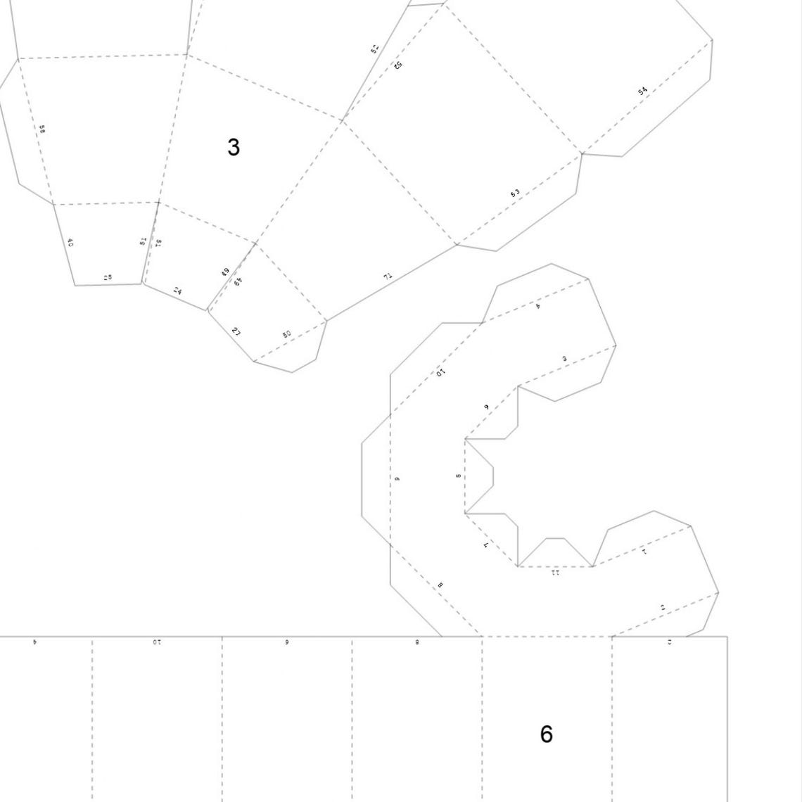 DIY Winter Igloo 3D Low Poly Papercraft Template Christmas Decor - Etsy