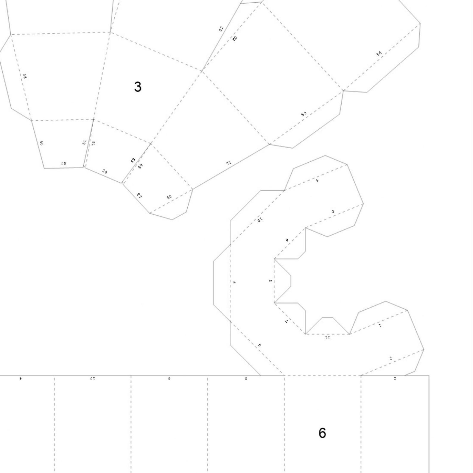 DIY Winter Igloo 3D Low Poly Papercraft Template Christmas Decor - Etsy