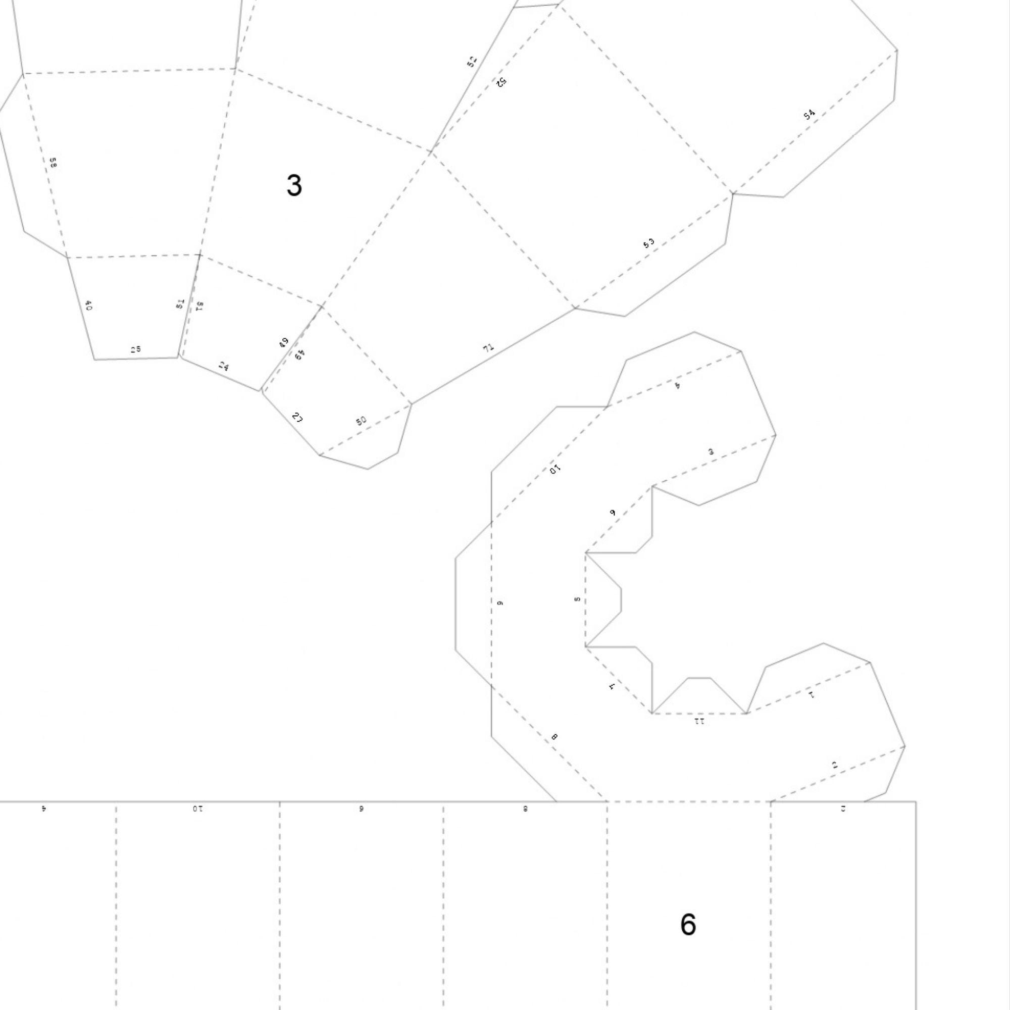 DIY Winter Igloo 3D Low Poly Papercraft Template Christmas Decor - Etsy