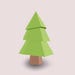 Easy DIY Pine Tree, 3D Low Poly Papercraft Template, Tree Paper Model ...