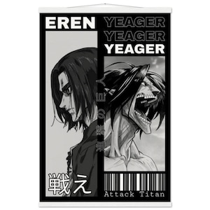 Titan's Resolve: Eren Yeager | Museum-quality Matte Paper Poster With ...