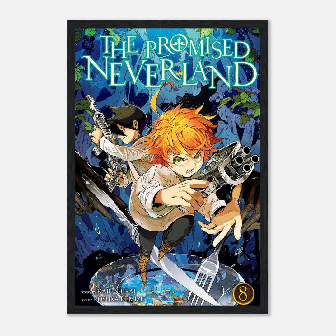 The Promised Neverland: Grace Field Escape – Fine Art Wooden Framed ...