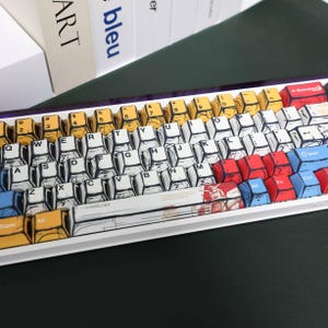 Manga-2d-style 130 Keycaps Set + Keycap Remover All-in-one - Cute ...