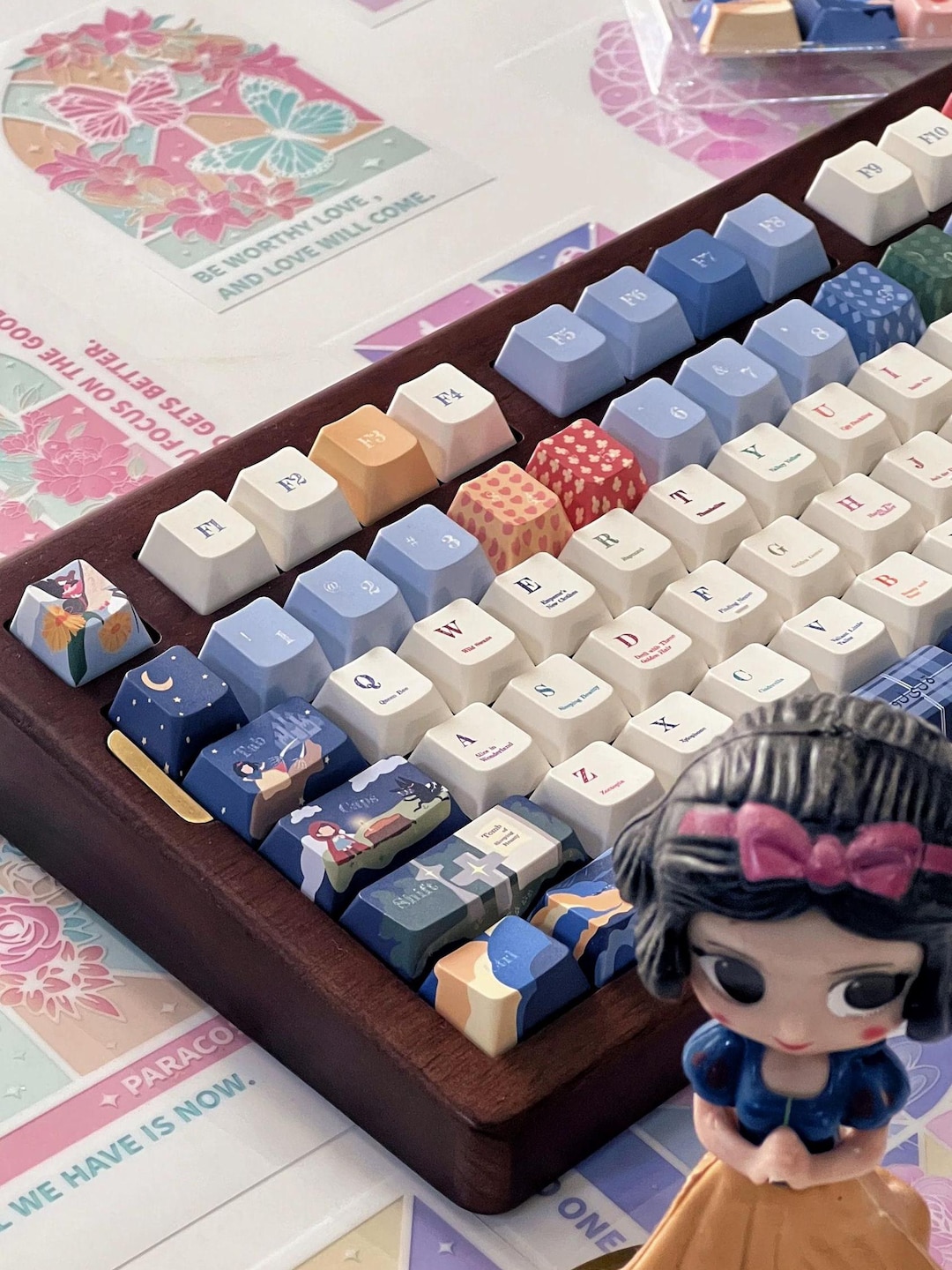 Disney Fairytale Town 142 Keycaps Set + Keycap Remover All-in-one ...