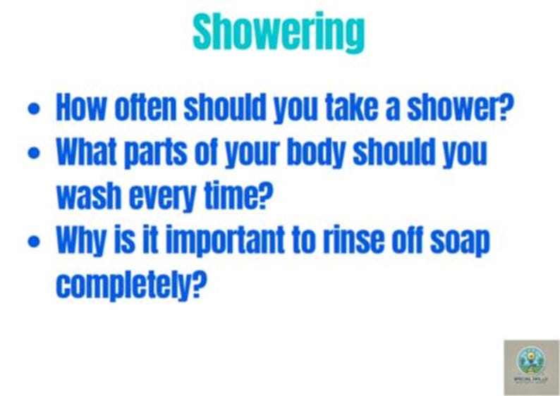 Personal Hygiene Life Skills Flashcards for Special Education Students ...