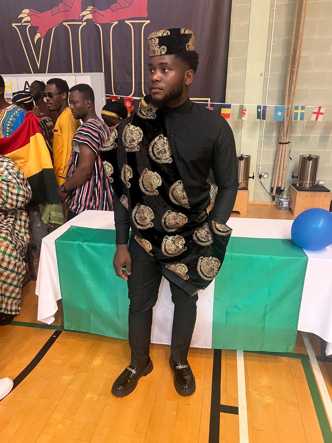 African Men's Isiagu Clothing, African Print Kaftan, African Men ...
