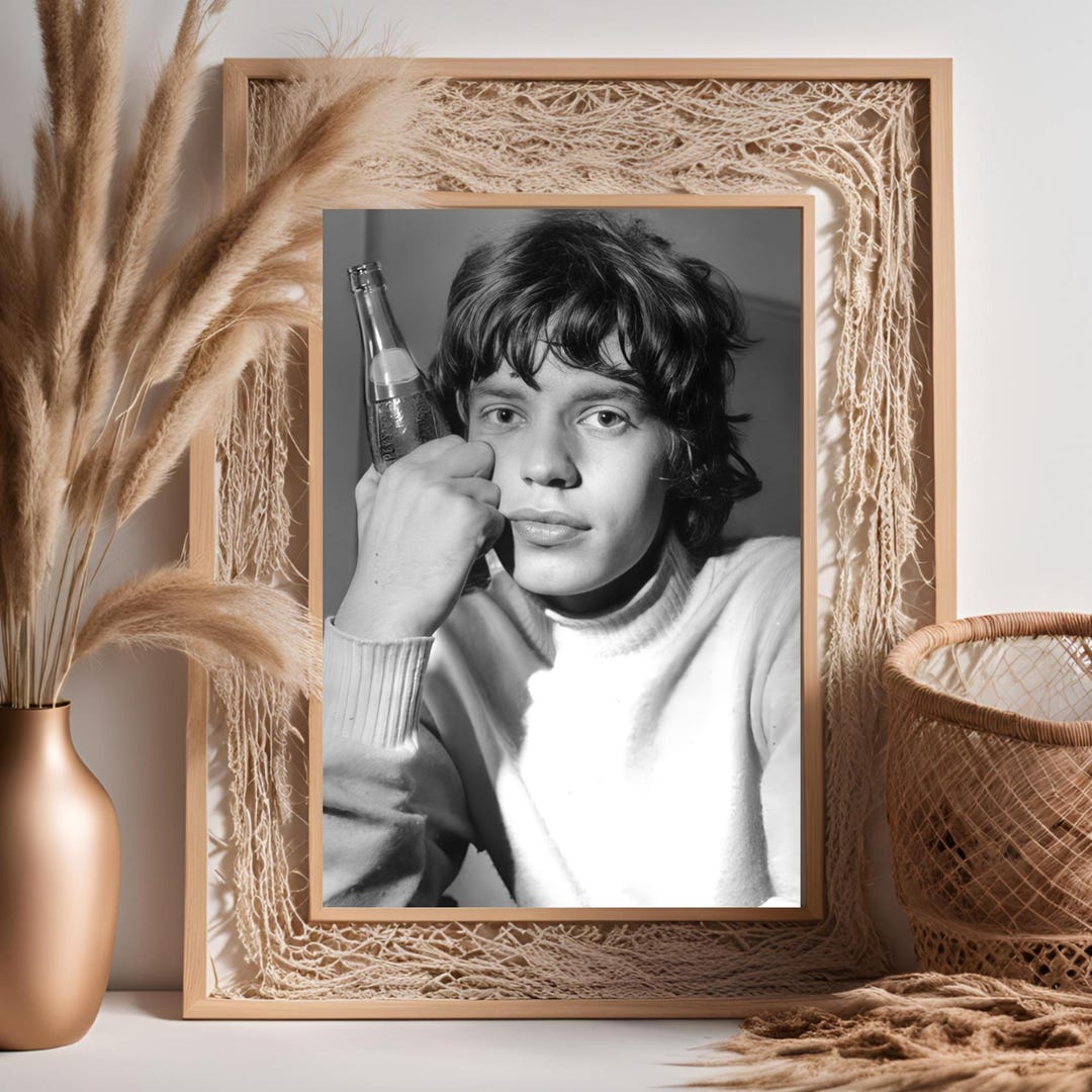 Mick Jagger Vintage Photo Print | Rock Legends Wall Art | All Time ...