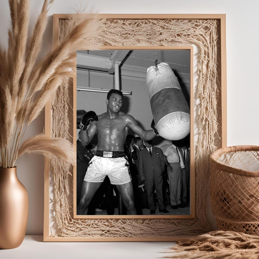 Muhammad Ali Vintage Photo Print | Retro Wall Art | Classic Poster ...