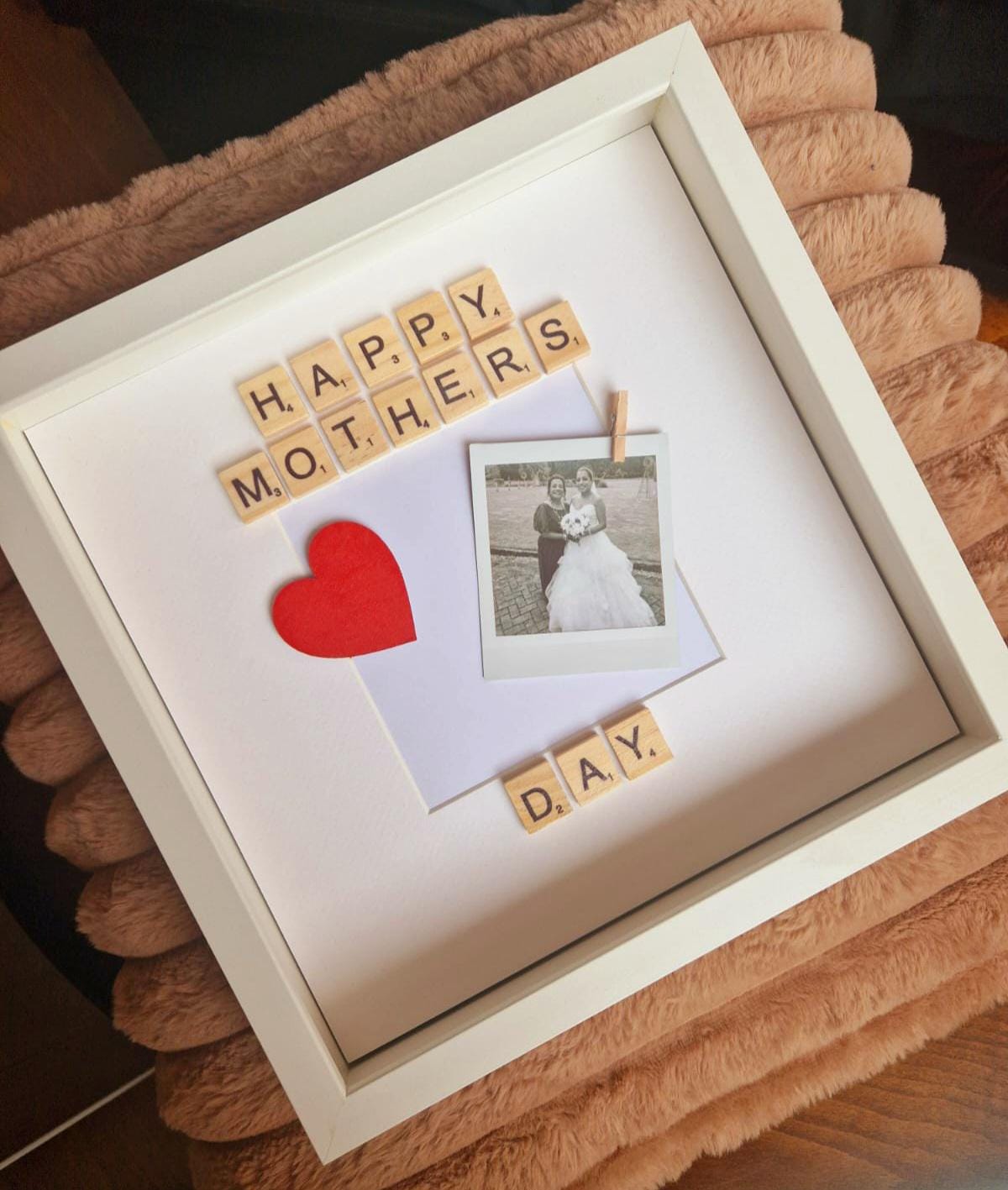 Box Frame,personalised,standing Frame,celebration,scrabble Letter Frame ...