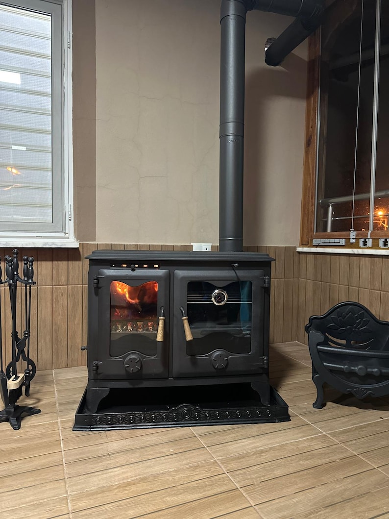 Cast Iron Wood Cook Stove, Range Stove, Wood Burning Stove With Oven - Etsy