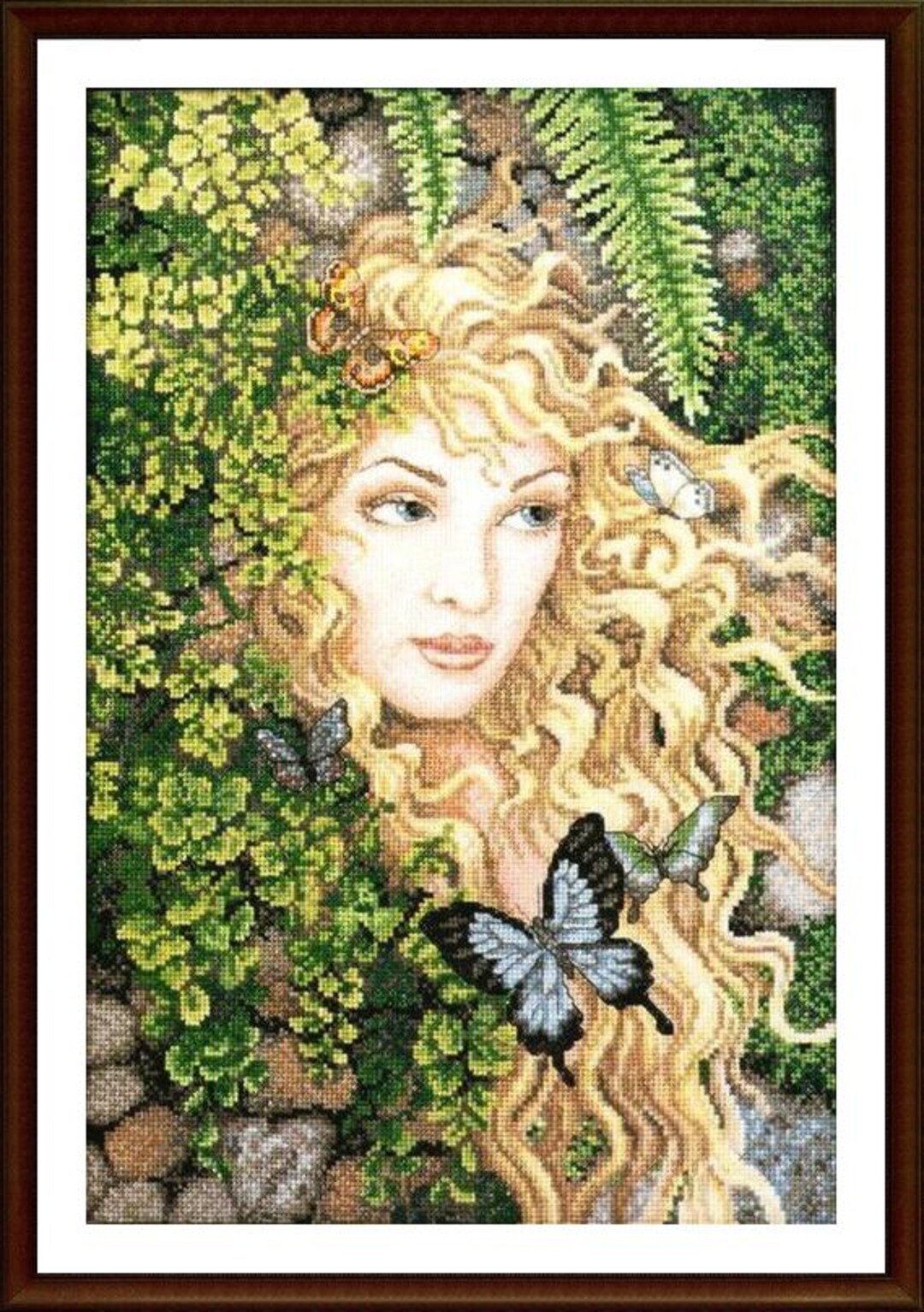 Cross Stitch Pattern PDF Pattern Keeper Markup SAGA Maiden Hair Pink ...