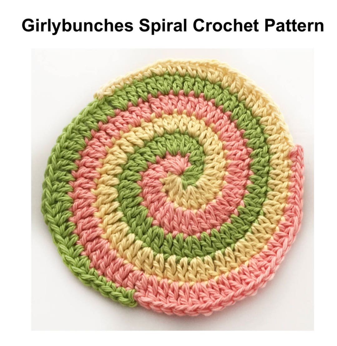 Girlybunches - Crochet Spiral / Swirl Written Instructions - Etsy