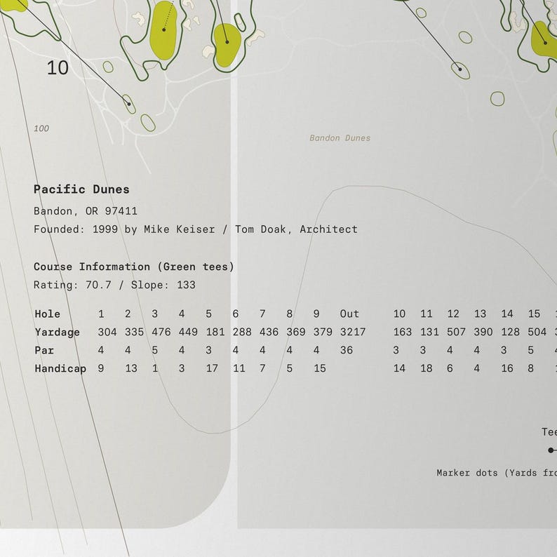 Pacific Dunes (LIMITED) - Infographic Course Illustration - Etsy