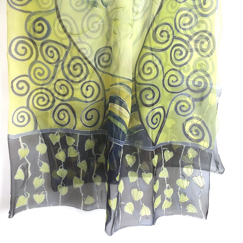 Lime Green Scarf - Etsy