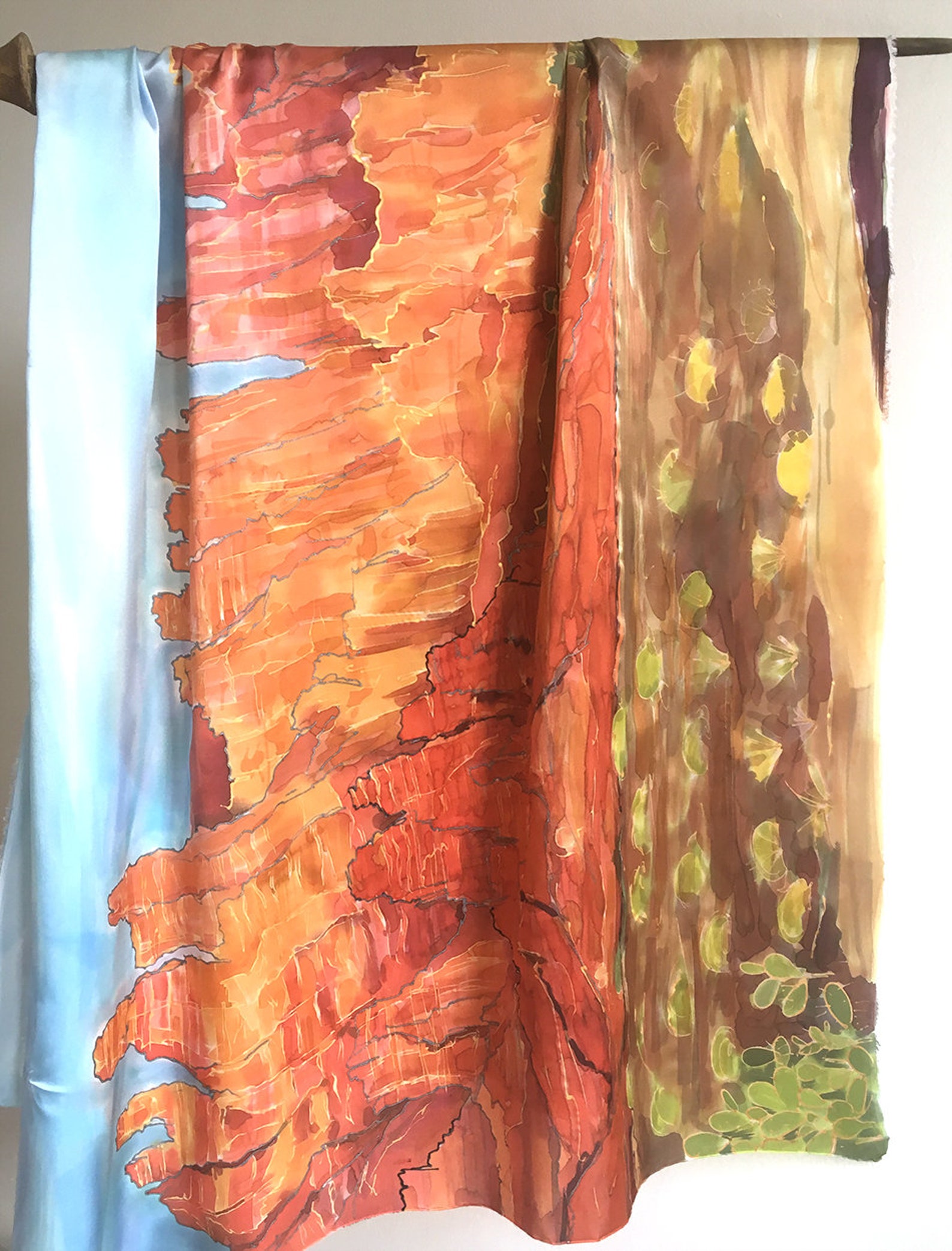 Red Rock Balloons Shawl Sedona Balloons shawl Wedding Shawl | Etsy