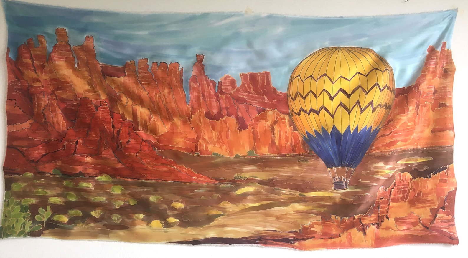 Red Rock Balloons Shawl Sedona Balloons shawl Wedding Shawl | Etsy