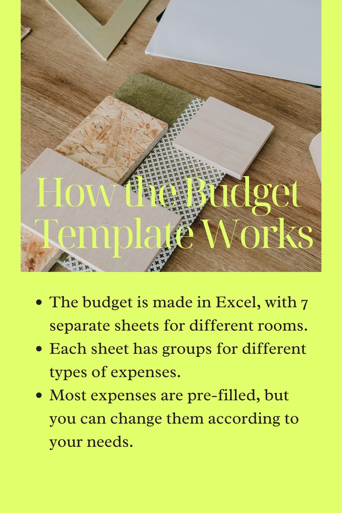 Renovation Budget Planner, Renovation Cost Tracker, Simple Renovation ...