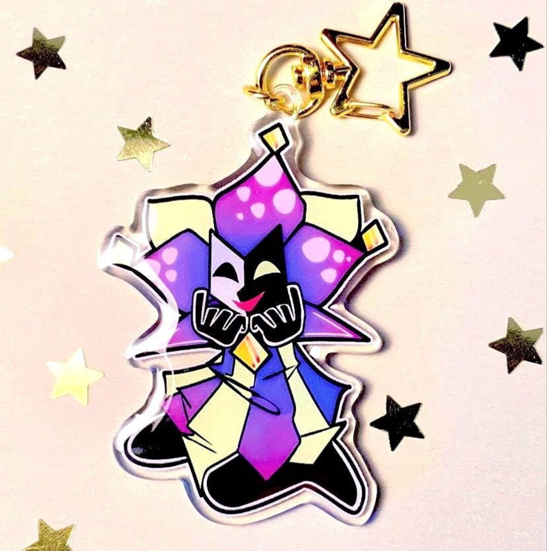 Epoxy Dimentio Keychain - Etsy