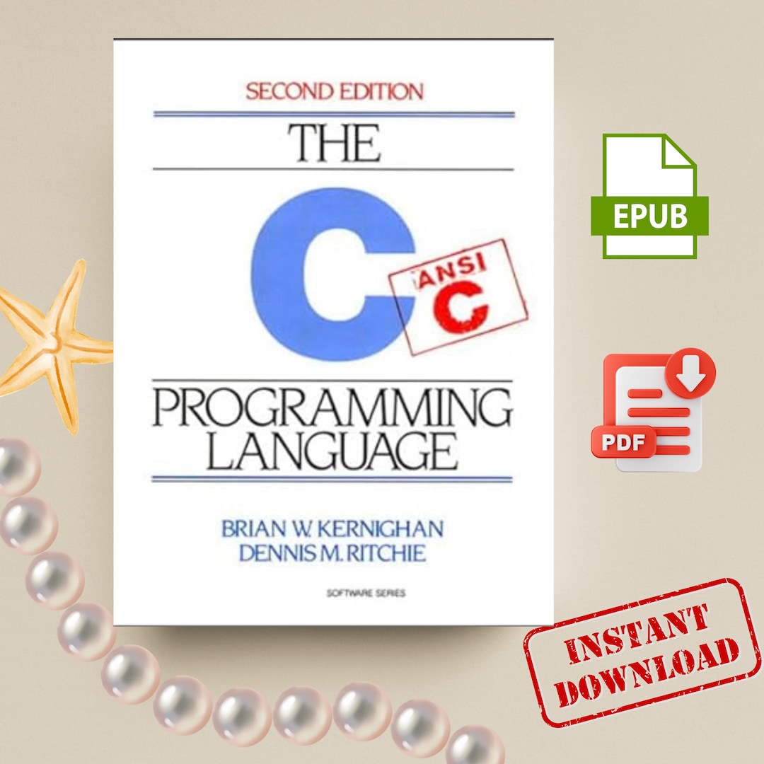 C Programming Language 2nd Edition Etsy