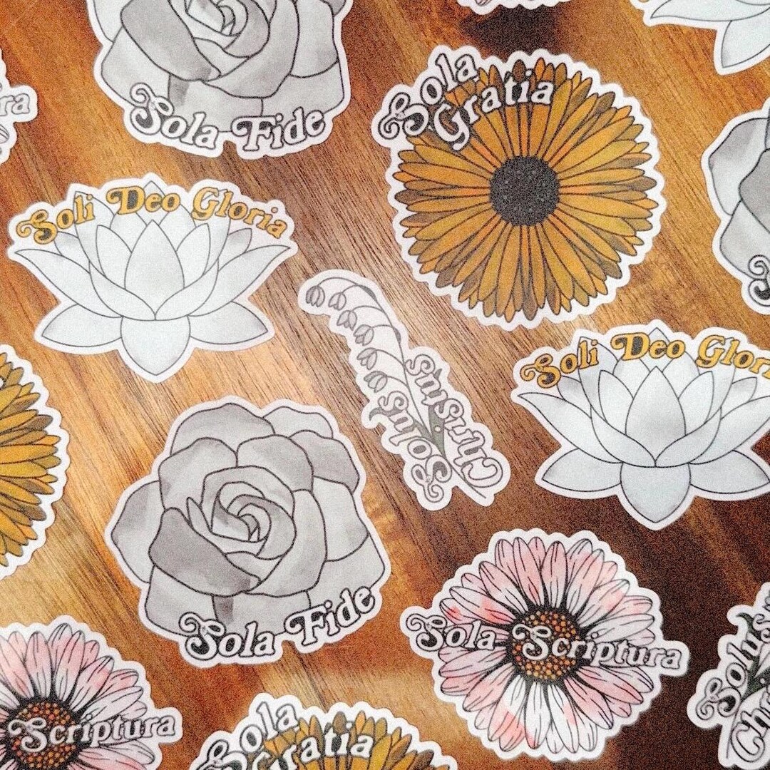 5 Solas Sticker Pack waterproof - Etsy