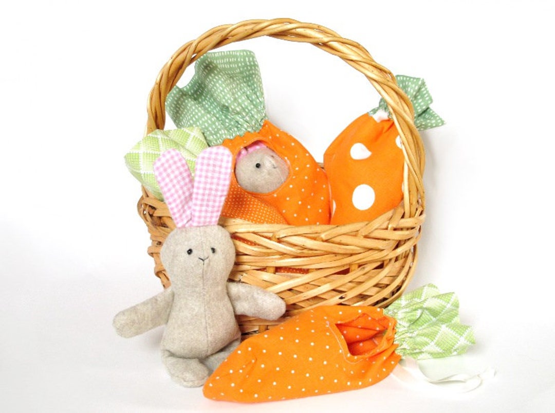 Bunny Rabbit in a Carrot Purse ***SEWING Pattern*** - Etsy