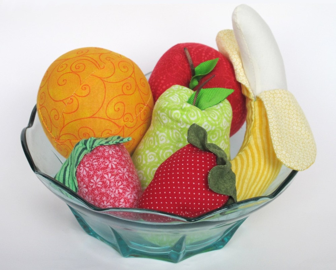 Fun Play Fruit - Cotton Pretend Food - Etsy