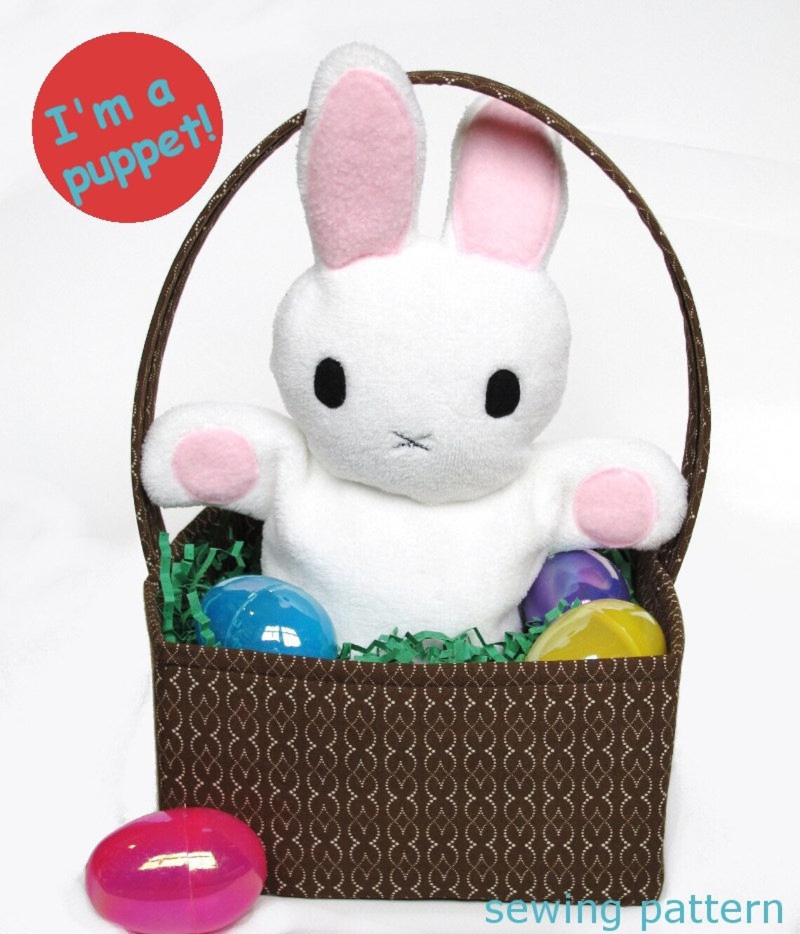 Surprise Bunny Puppet a Pdf Sewing Pattern - Etsy