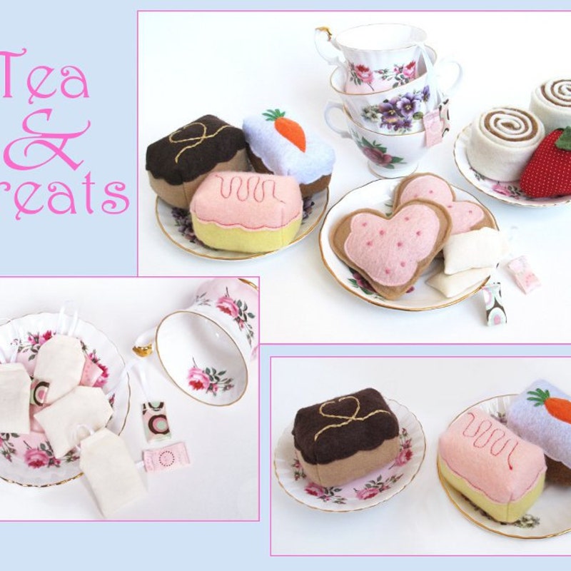 Felt Tea Set - Etsy