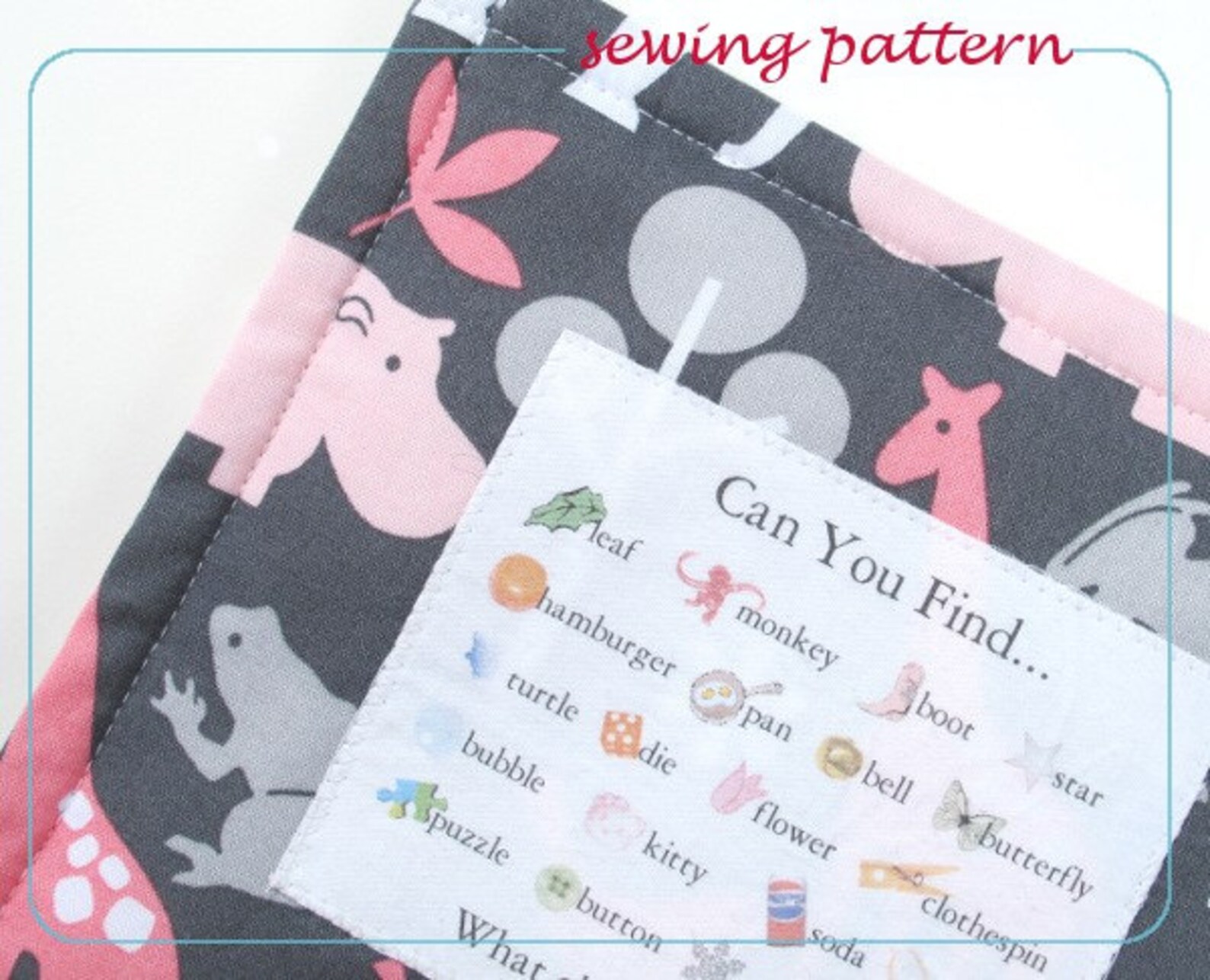 Sewing Pattern I Spy Toy IMMEDIATE DOWNLOAD - Etsy