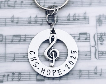 Personalized CHORUS Keychains, Bulk Price, Senior Gifts, High School ...