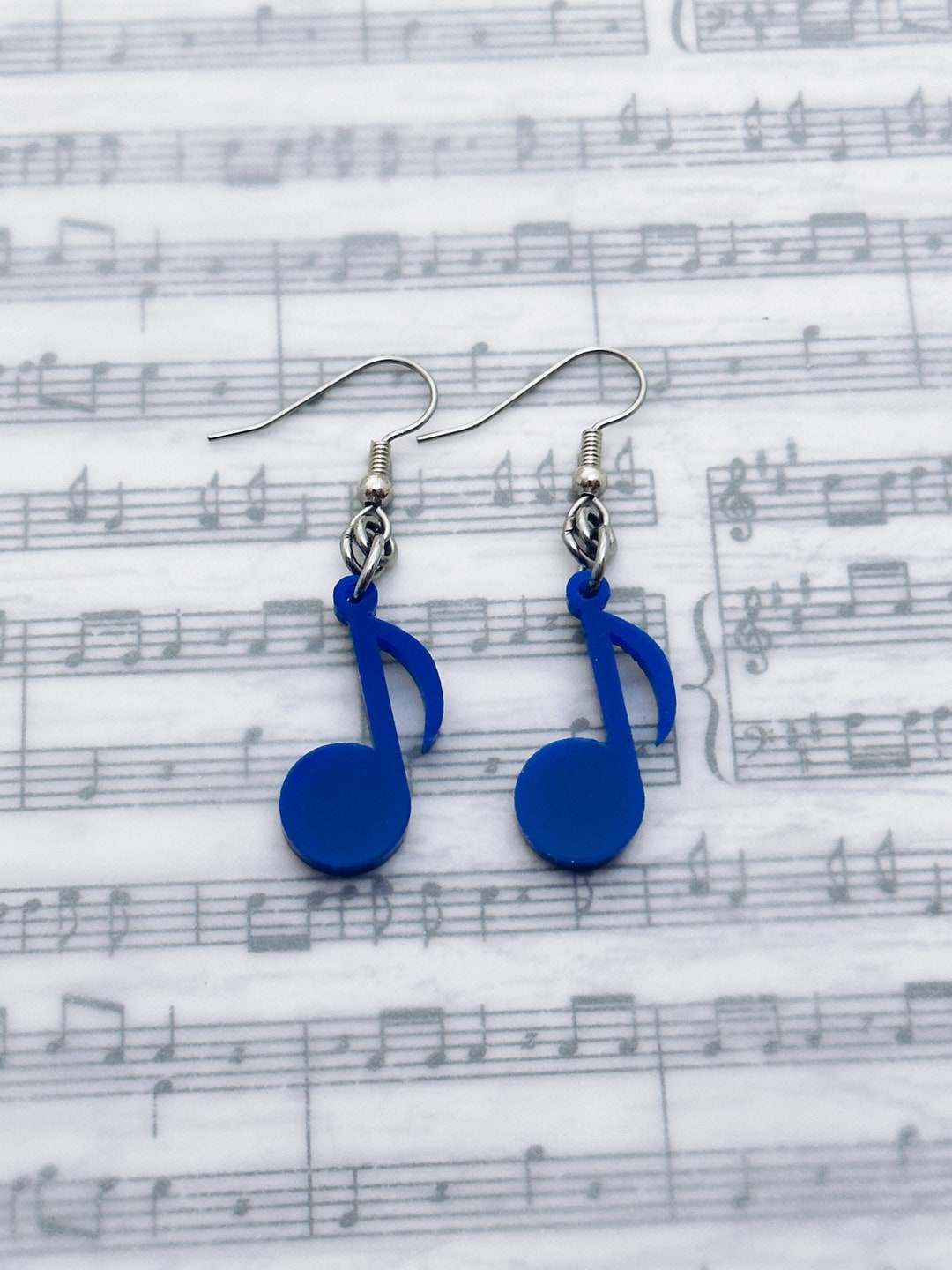 Music Note Charm Earrings, Marching Band, Orchestra, Symphony, Show ...