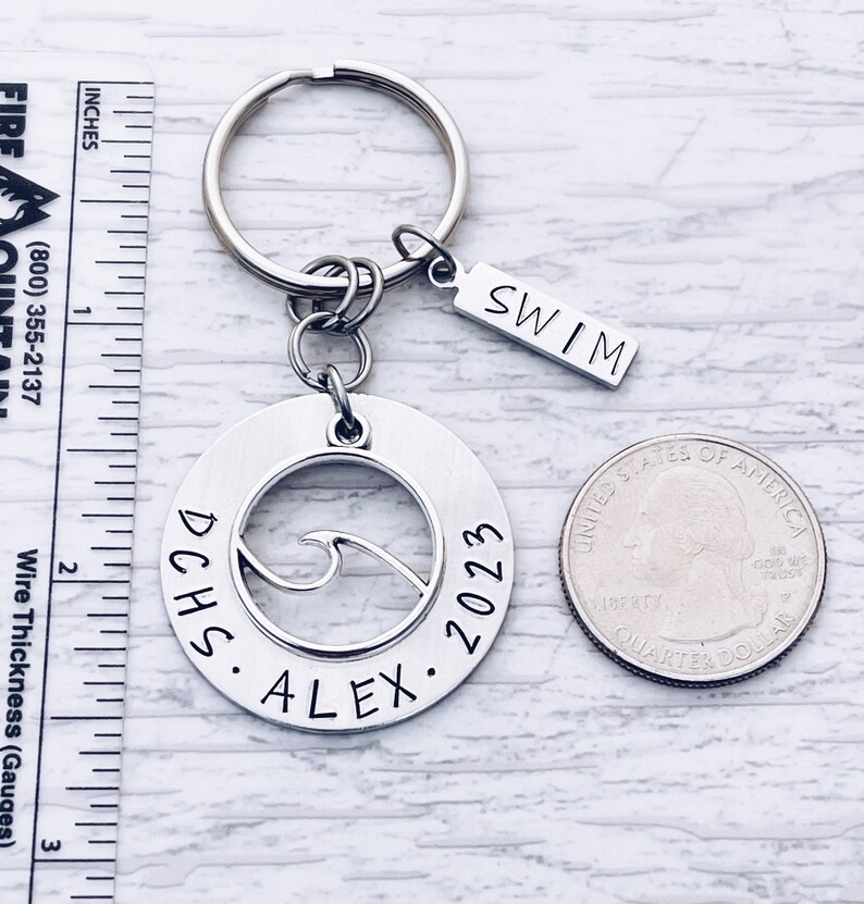 Swim Team Senior Keychain Personalized Swim Team Gifts - Etsy