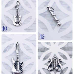Marching Band Section Leader Music Note Personalized Initial Charm ...
