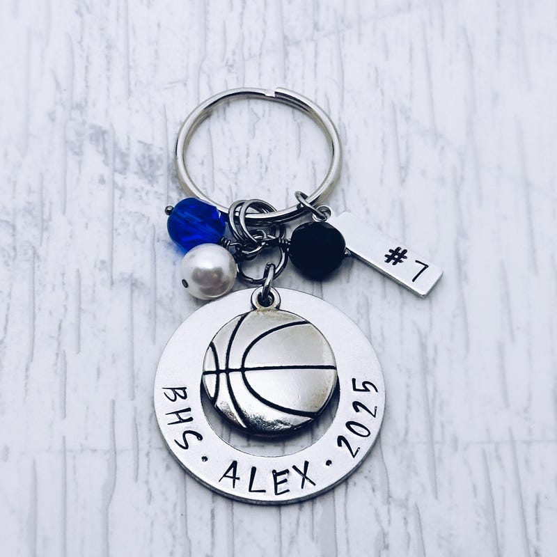 Basketball Keychain - Etsy