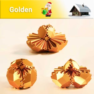 3D Printed Polygon Gear Ball Sphere - Colorful Fidget Spinner Stress ...