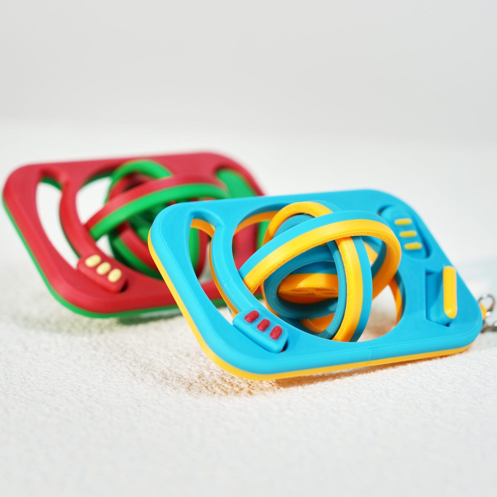 3D Printed Fidget Keychain Toy – Spinners & Sliders Christmas Stocking ...