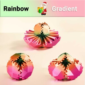 3D Printed Polygon Gear Ball Sphere - Colorful Fidget Spinner Stress ...