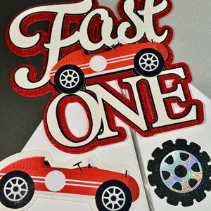 Fast One Cake Topper Set - Etsy
