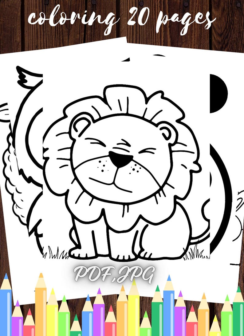 20+ Safari Animals Coloring Pages for Kids | Coloring Pages | Animals ...
