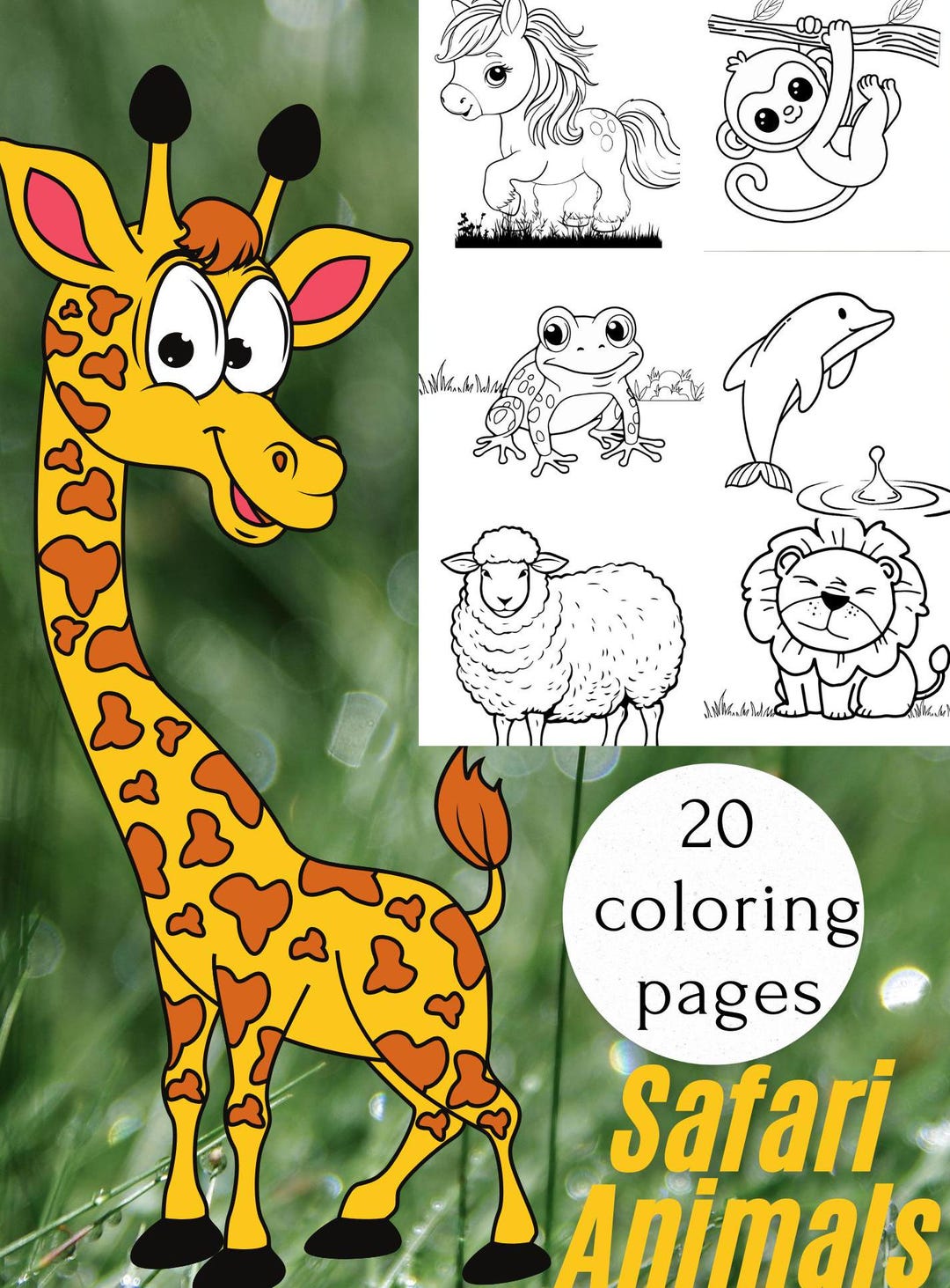 20+ Safari Animals Coloring Pages for Kids | Coloring Pages | Animals ...