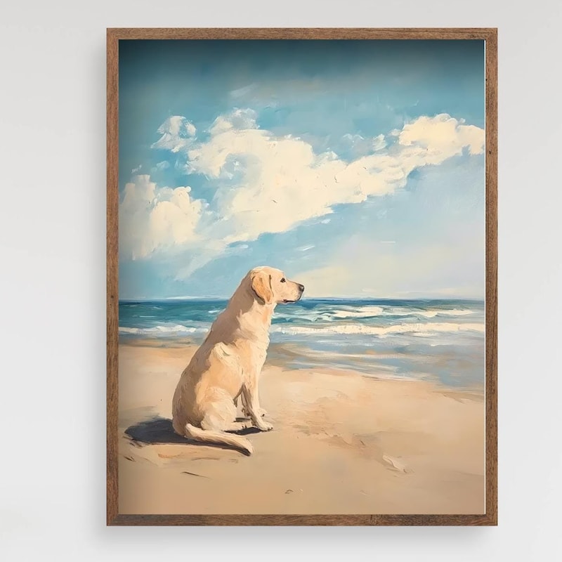 Yellow Lab Painting - Etsy