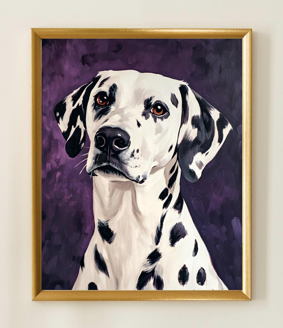 Dalmatian Wall Art, Dalmatian Art Print, Dalmatian Poster Art ...