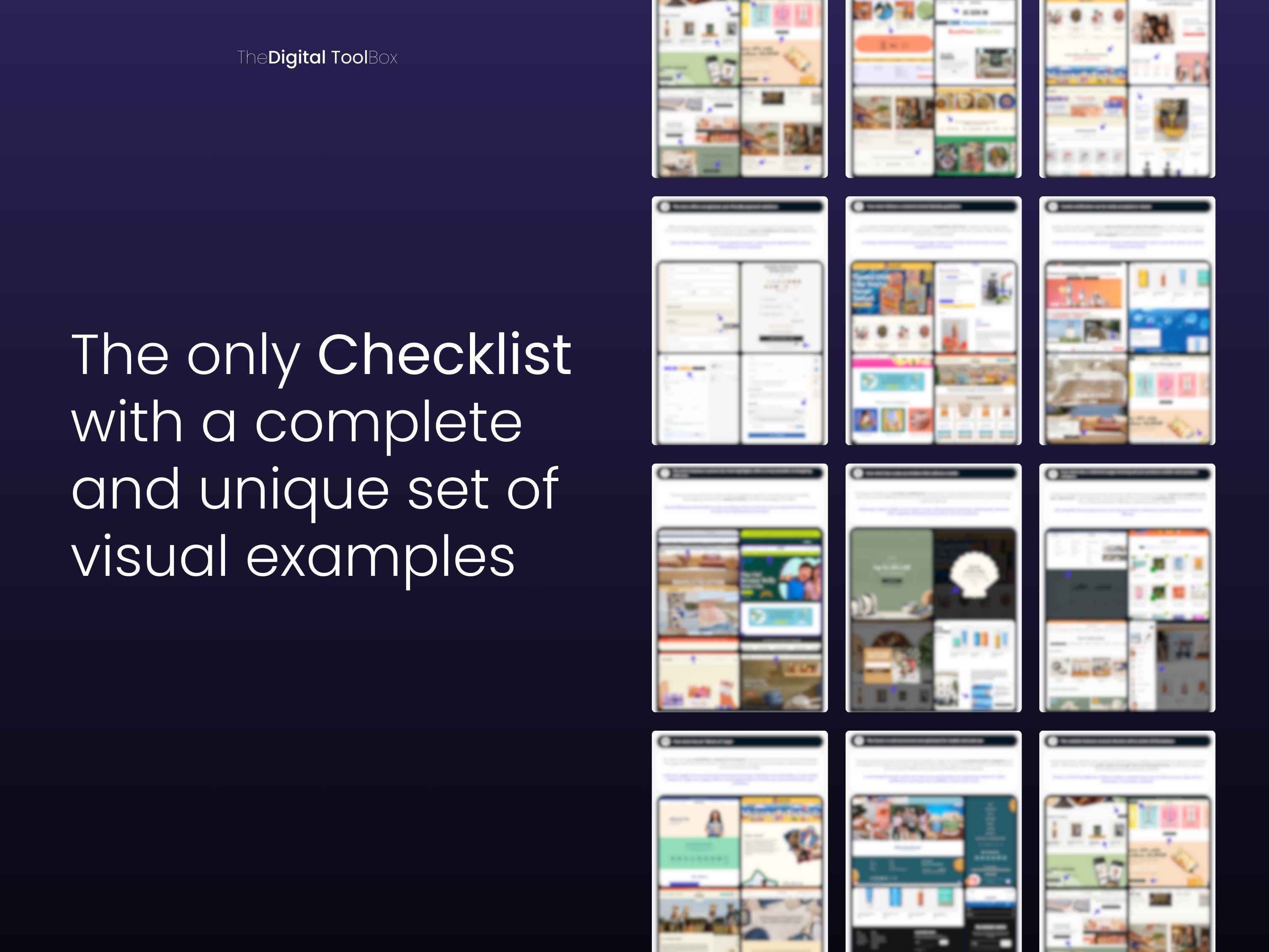 Ultimate E-commerce Website Checklist Shopify Template High Converting ...
