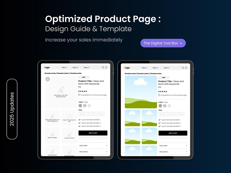 Product Page Layout, E-commerce Design Guide, Shopify Ebook - Etsy UK