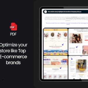 Advanced E-commerce Checklist, Website Optimization Guide, Shopify Template, Selling Guide - Etsy