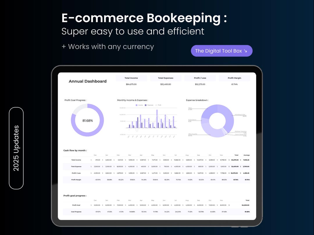 E-commerce Bookkeeping, Easy and Simple, Ideal for Small Business ...