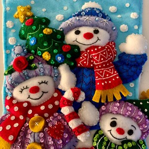 Personalized Snowmen Handmade Christmas Stocking - Etsy